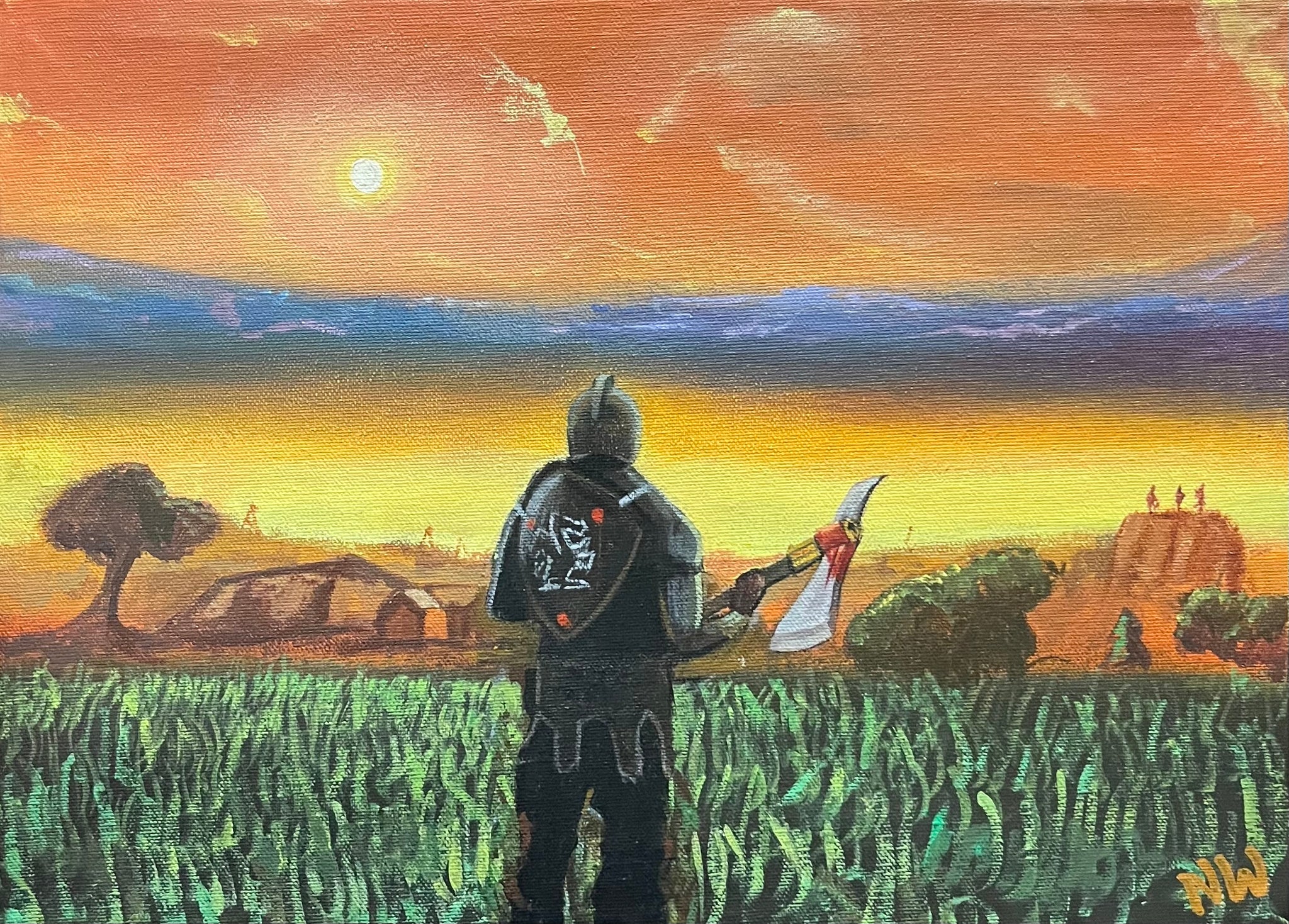 "Black Knight Sunset"