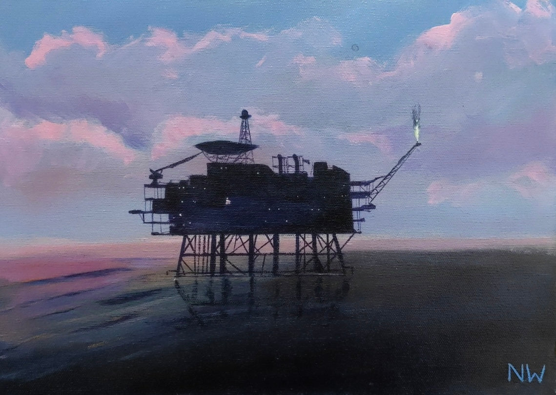 "Sunset Standoff" [Poster Print]