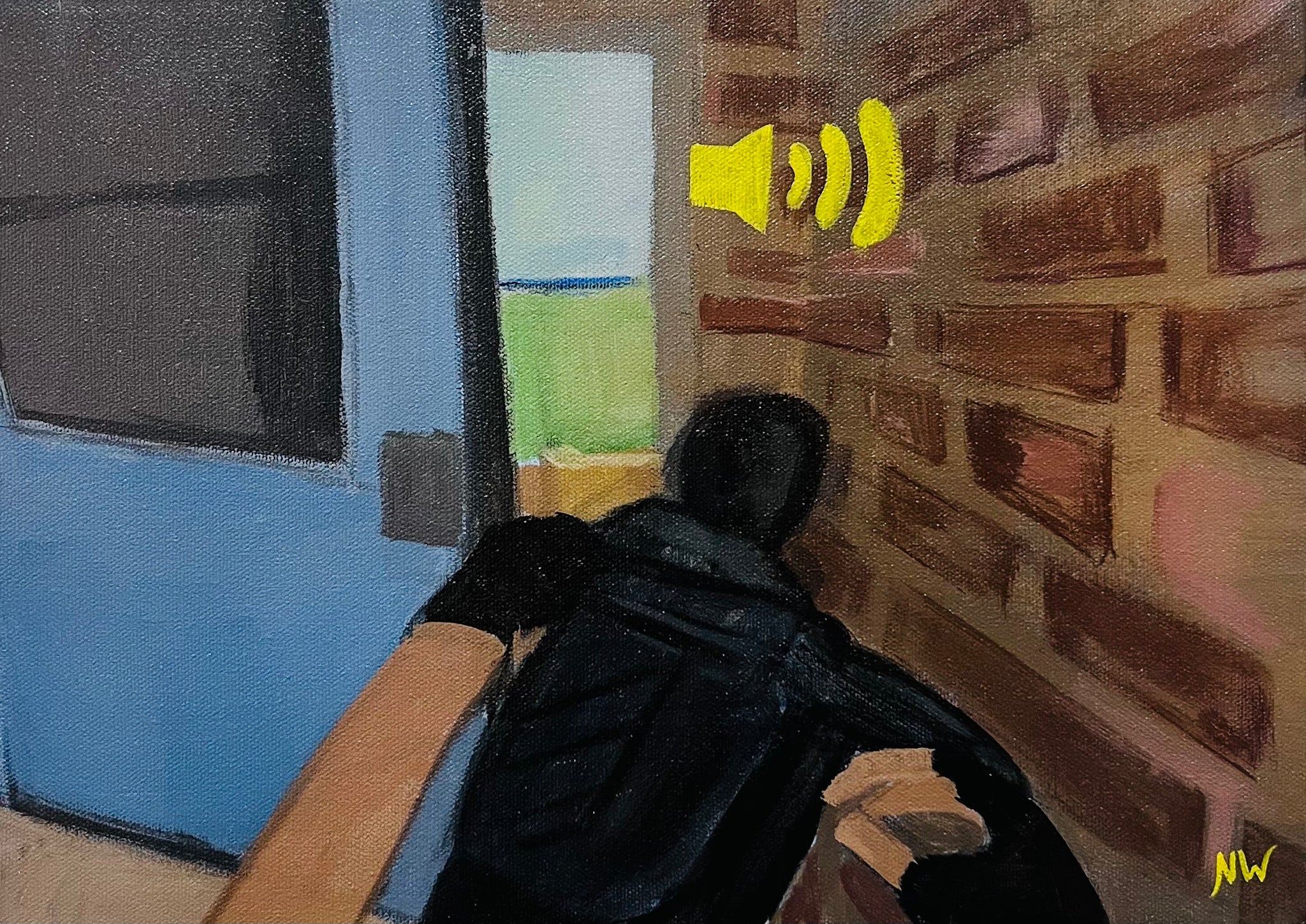 "Door Stuck" [Poster Print]